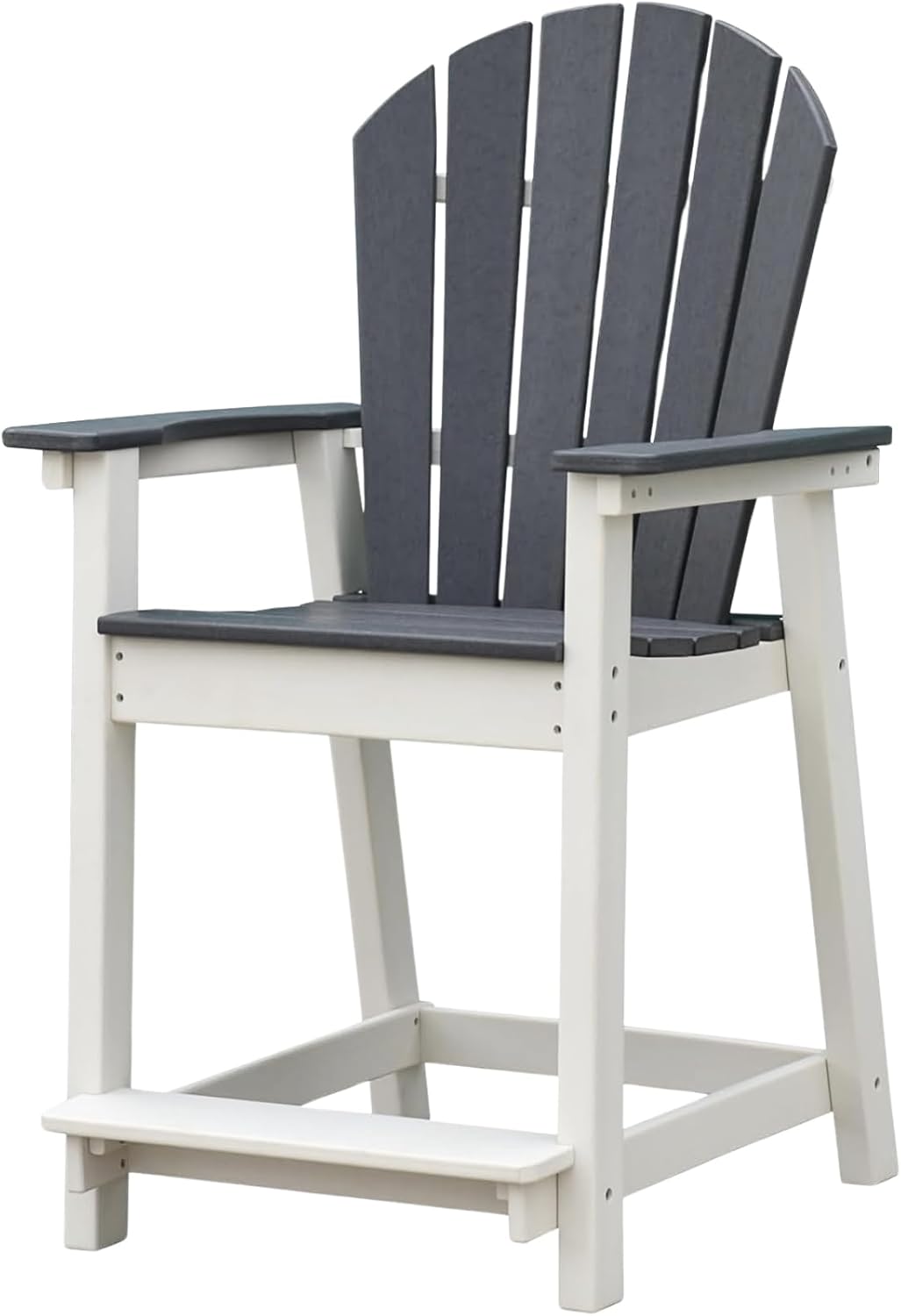 Amazon.com: OTSUN Outdoor Tall Adirondack Chair, Patio Bar Stool Chair with High Back, 400lbs ...