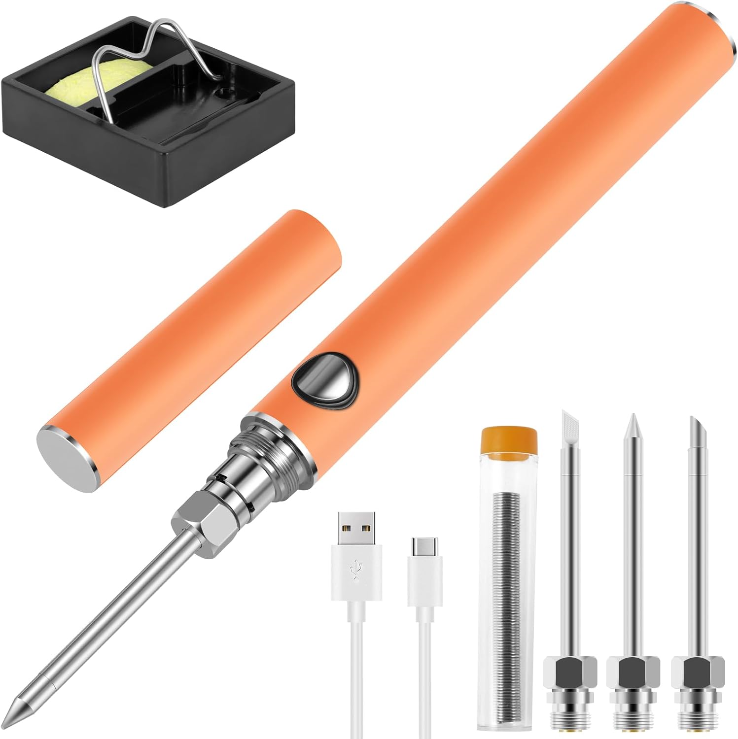 HOTBEST Cordless Soldering Iron Kit, Wireless Soldering Kit, Adjustable ...