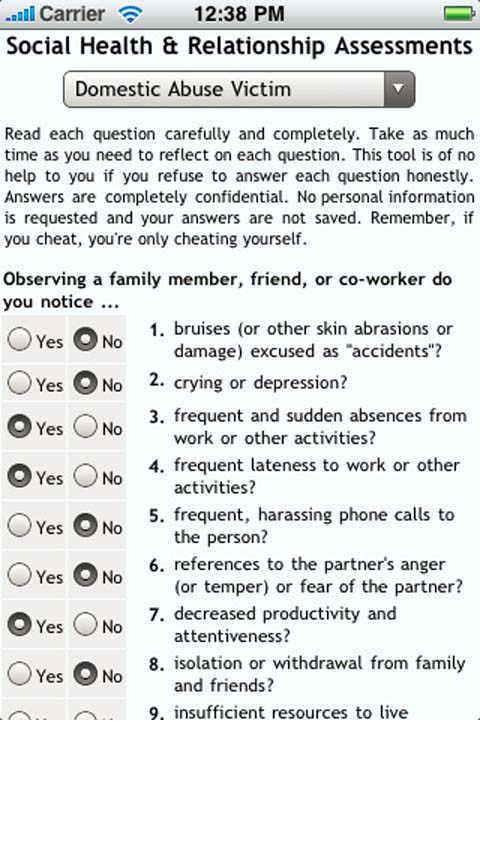 Social Health Assessment - App on Amazon Appstore