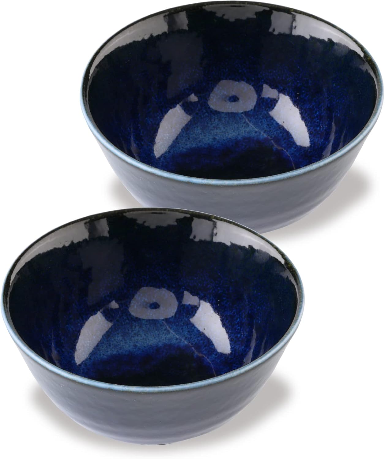 Japanese Mino Ware Recycled Multi-Purpose Bowls Set of 2, Ceramic Bowl ...