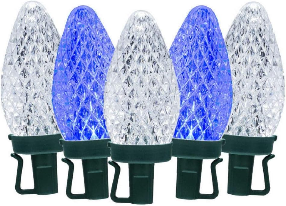 Amazon.com: GE Color Choice Blue/Cool White 50-Count 32.6-ft Multi ...