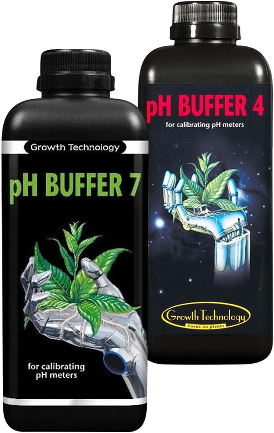 Growth Technology PH Buffer Bundle - PH Buffer 4 + PH Buffer 7-1 Litre ...