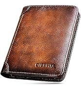 Amazon.com: Ciephia Men's Genuine Leather Trifold Wallets with ID ...