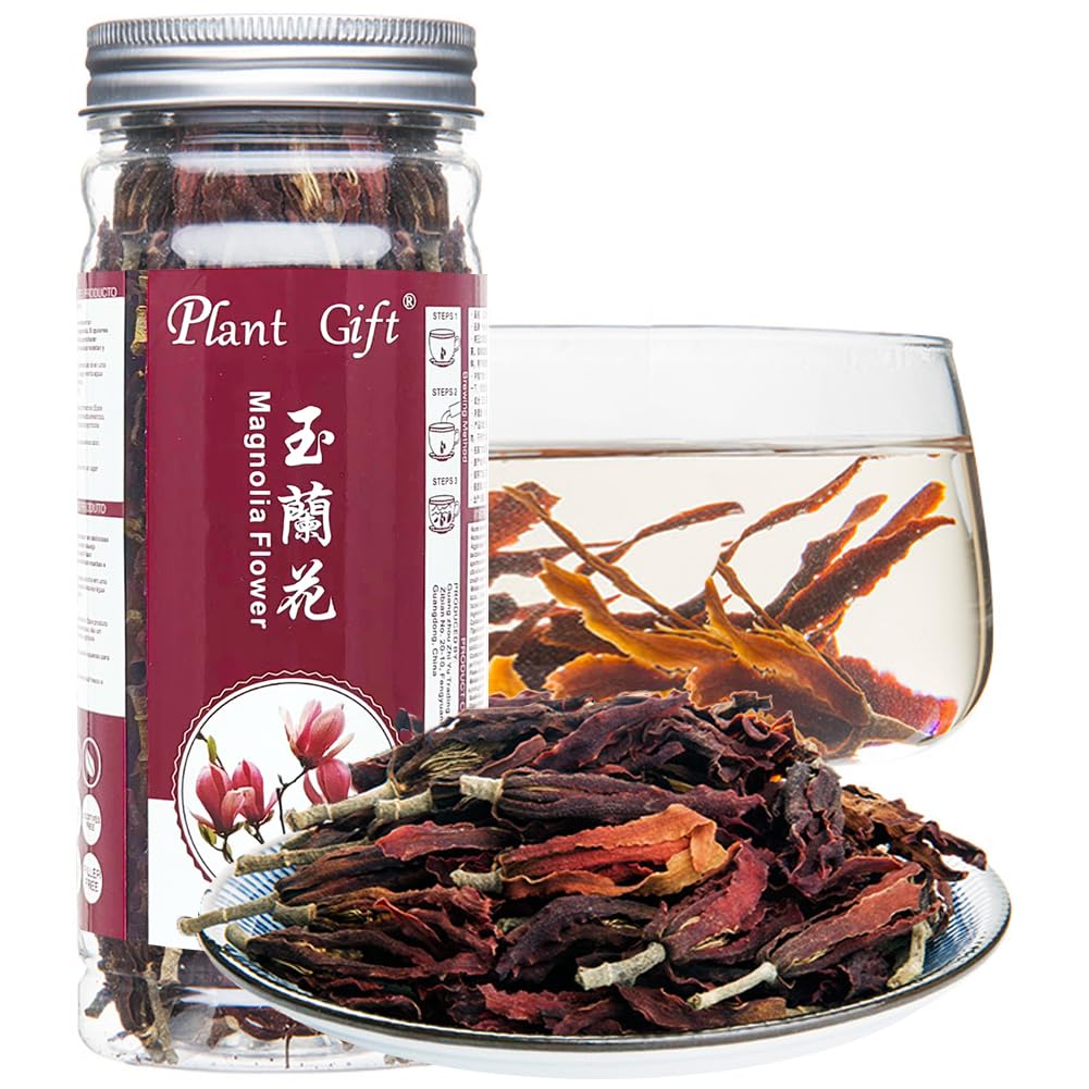 Amazon.com : Plant Gift 100% Natural Magnolia flower tea 玉兰花 chinese ...