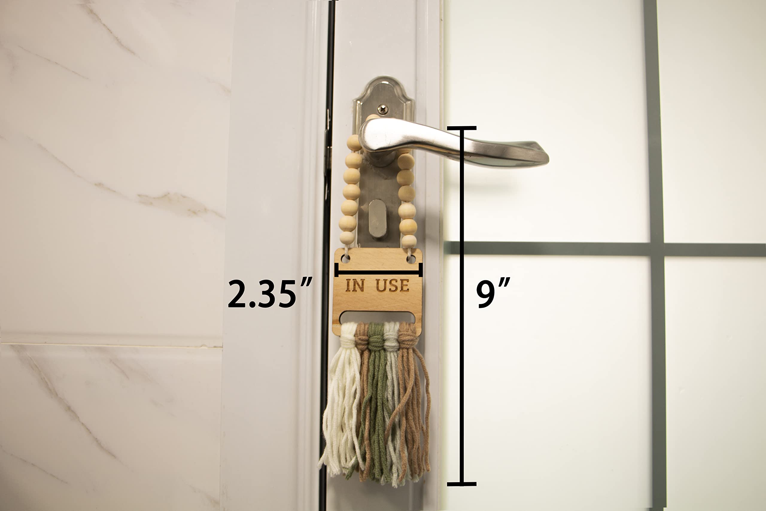 Snapklik.com : Decocove In Use Vacant Sign - Door Hanger Sign For Home