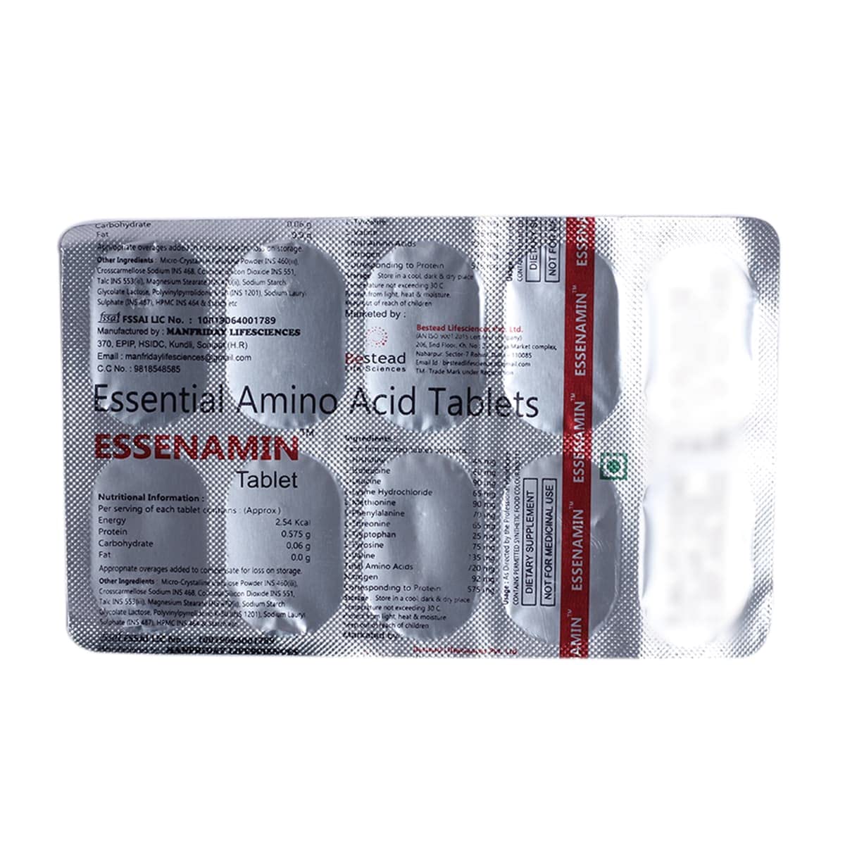 Essenamin - Strip of 10 Tablets : Amazon.in: Health & Personal Care