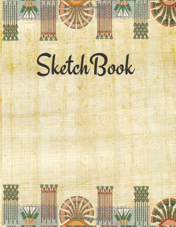 Sketch Book: Papyrus Sketchbook, Large Blank Pages For Drawing ...