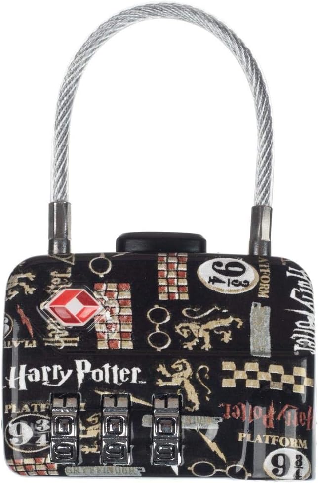 Amazon.com: Harry Potter TSA Approved Luggage Combination Cable Lock ...