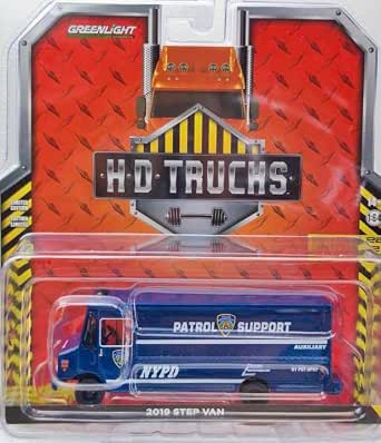 Amazon.co.jp: Minicar Green Light NYPD Police Truck Van : Hobbies