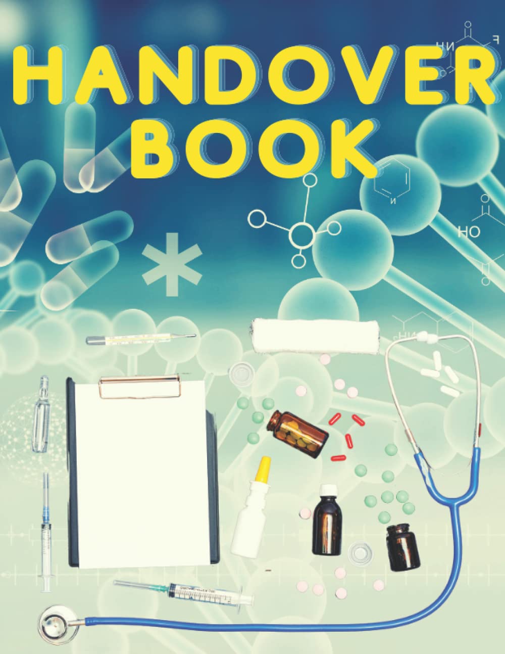 Buy Handover book for nurses in 8,5 x 11 for your official handovers to ...