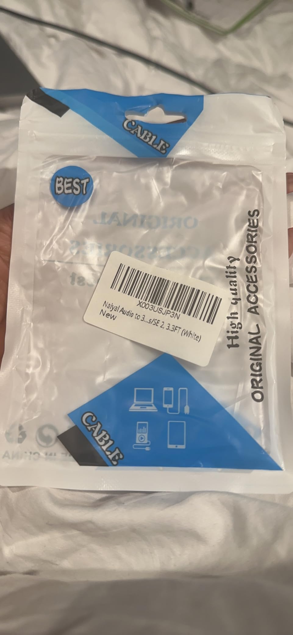Amazon.com: Naiyal Lightning to 3.5mm Audio Cord, iPhone to Car Stereo ...