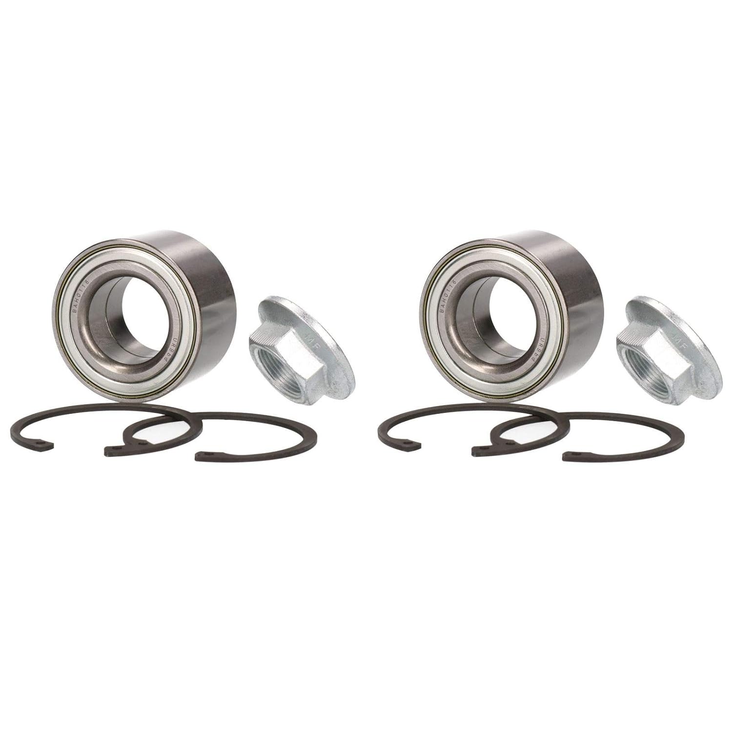 2PK Anhänger versiegelte Radlager Kit 309726 One Shot Nabenmutter Alko ...