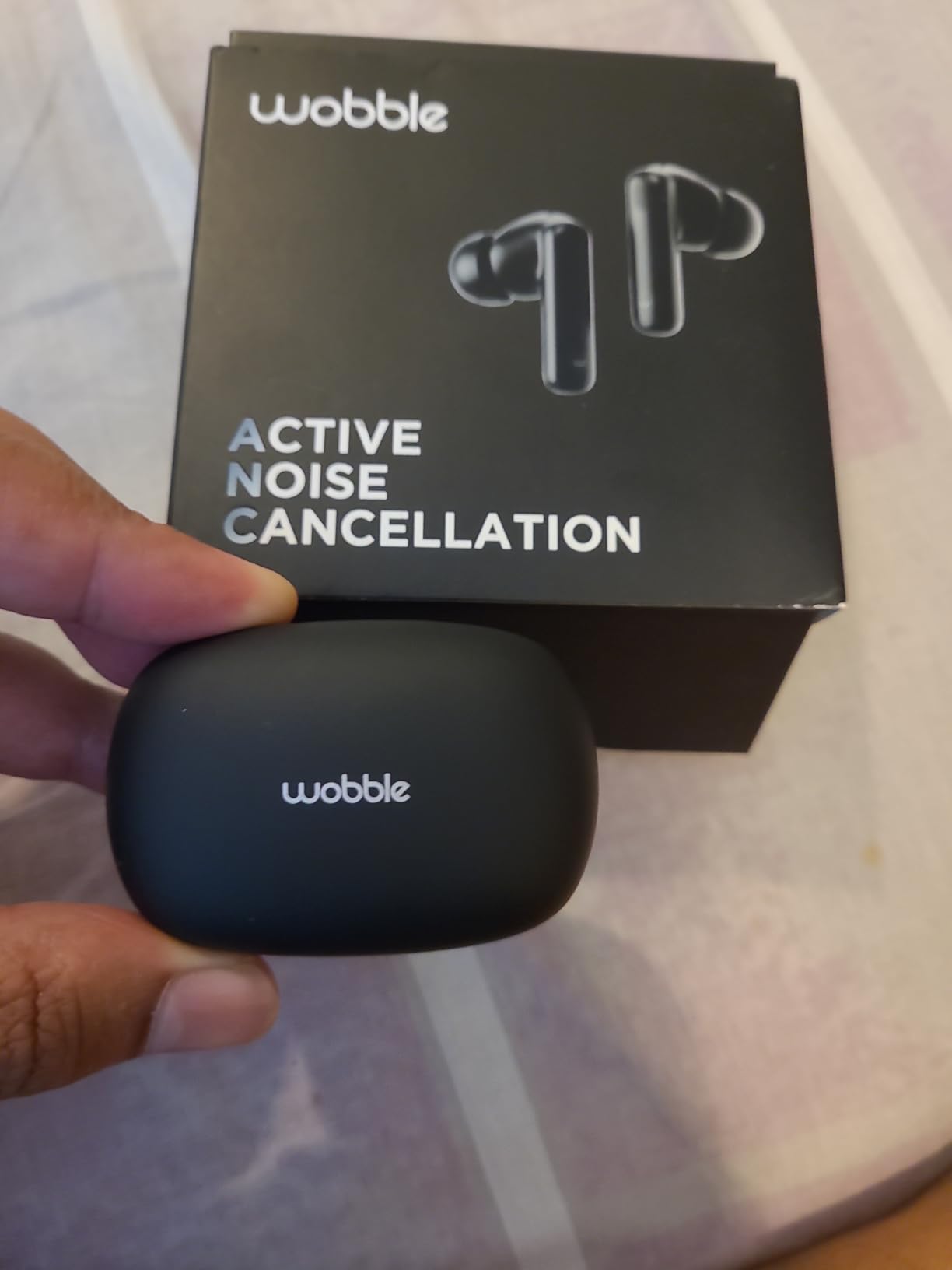 Wobble Beans A48 TWS Intuitive ANC Earbuds with 12mm Driver, Quad Mics ...