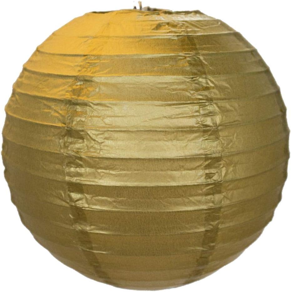 Amazon.com: Foldable Round Paper Lanterns for Weddings, Parties, and ...