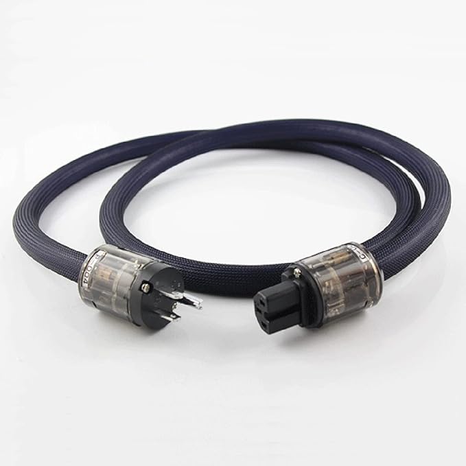 Amazon.com: Audiophile AC Power Cable - ELNONE 10AWG HiFi Power Cord 3 ...