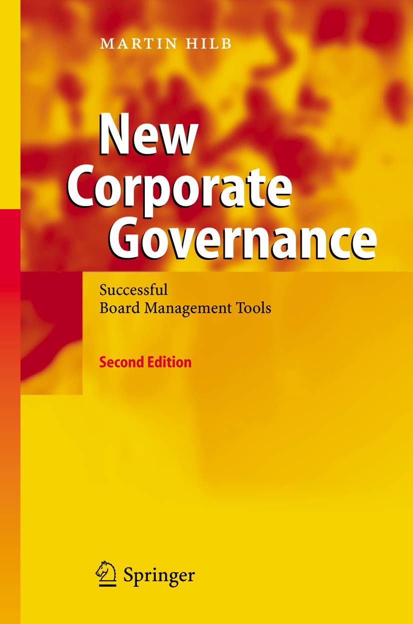 Amazon.com: New Corporate Governance: Successful Board Management Tools ...