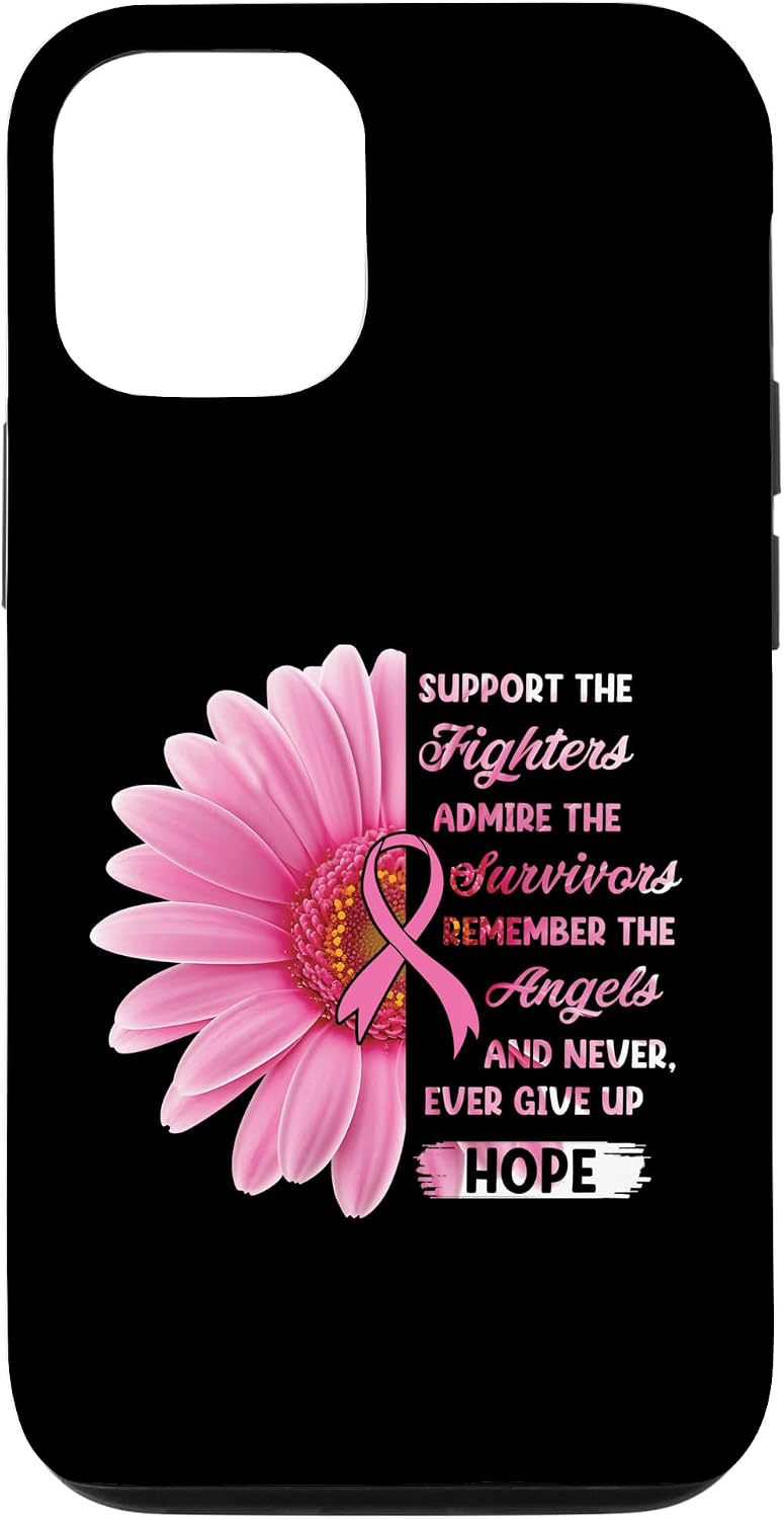 Amazon.com: iPhone 14 Breast Cancer Awareness Support Fighters Admire ...