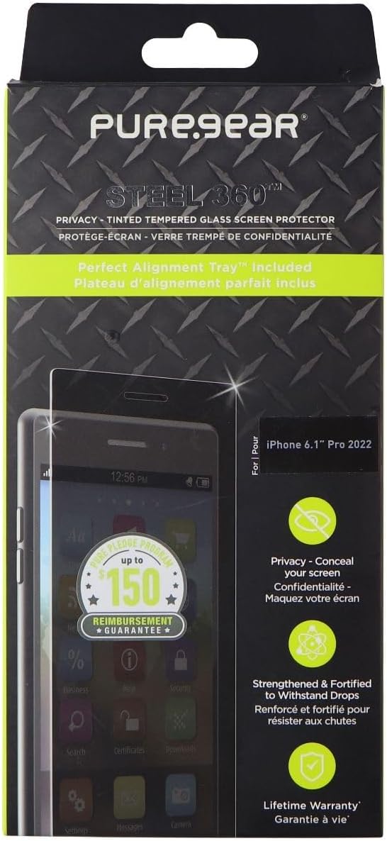Amazon.com: Tempered Glass Screen Protector for iPhone 14 Pro by ...