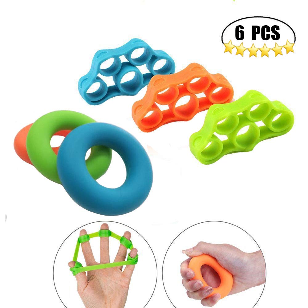Buy WP Finger Stretcher Strength Trainer Resistance Bands Hand Grip ...