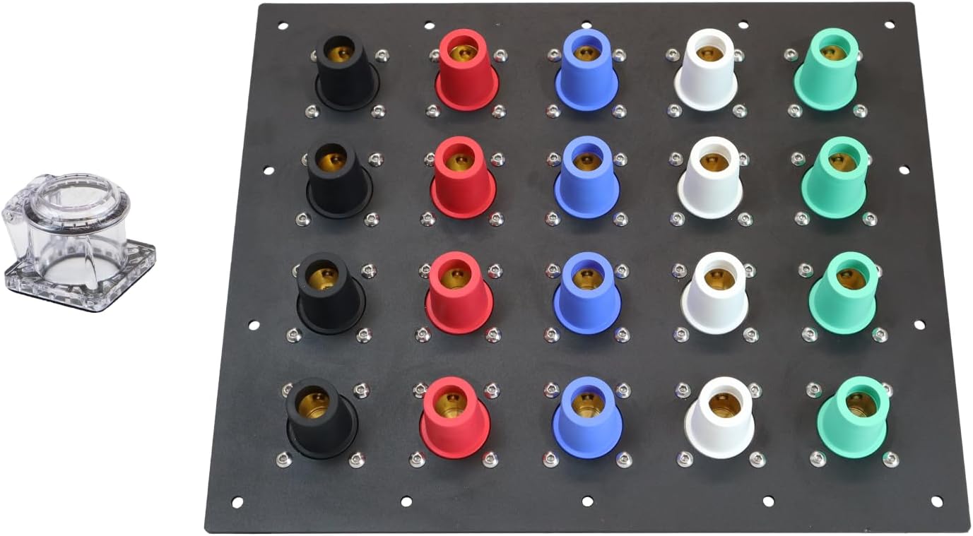 Amazon.com: Power Assemblies 20 Position CAM Lock Panel, 1600 Amp, 3 ...