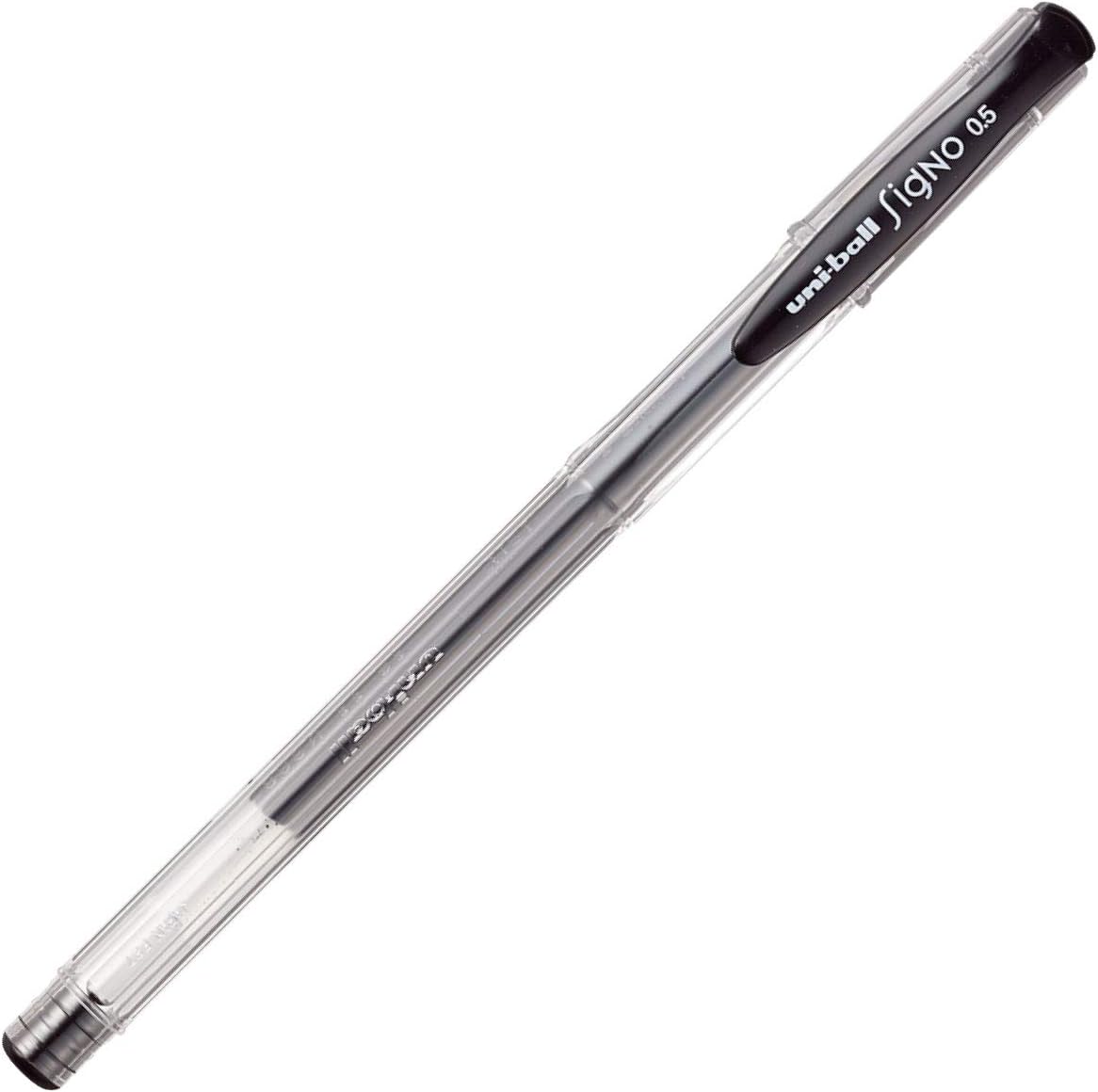 Uni Gel Ballpoint Pen Uni-Ball Signo Standard Black 0.5mm (UM100.24 ...