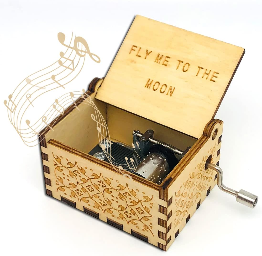 Amazon.com: sweethomegift Fly Me to The Moon Music Box - Musical Gifts ...