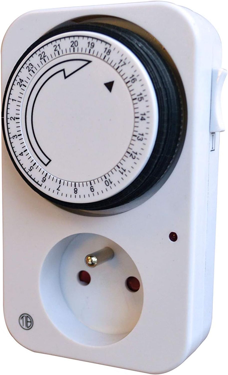 TIBELEC 560100 Prise programmateur journalier mécanique, couleur blanc : Amazon.fr: Bricolage
