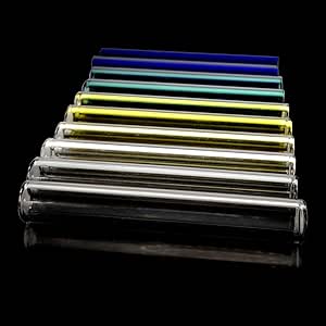 Amazon.com: Colorful 3 inch Long 10 Piece Premium Glass Tubes OD 12 mm ...