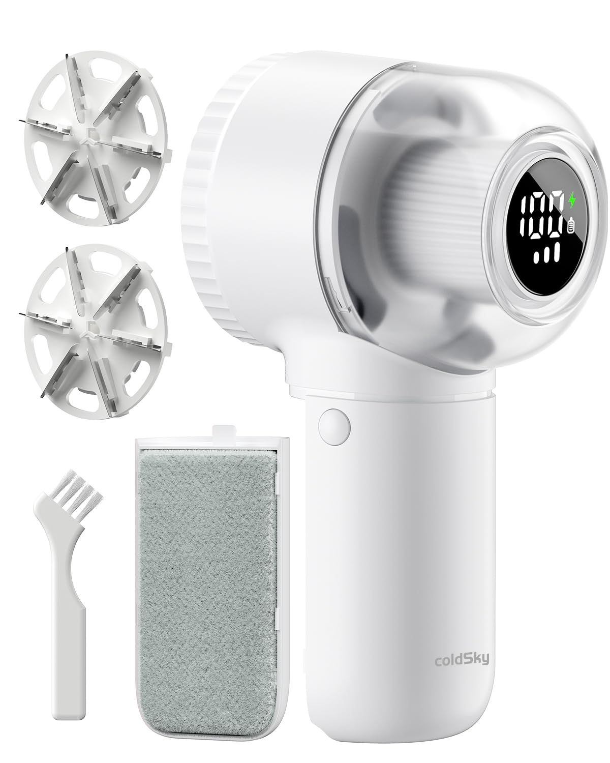 Amazon.com: Fabric Shaver, 𝟮 𝗶𝗻 𝟭 Rechargeable Lint Remover with Brush ...