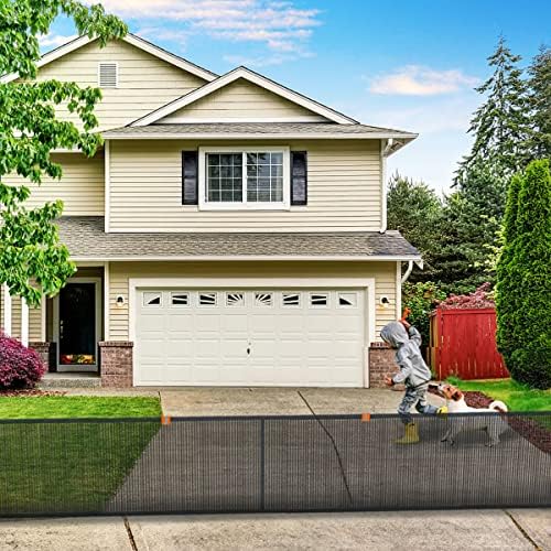 Driveway Guard for Kids Safety, Lutico 28’ Wide 40" Tall Driveway Net ...