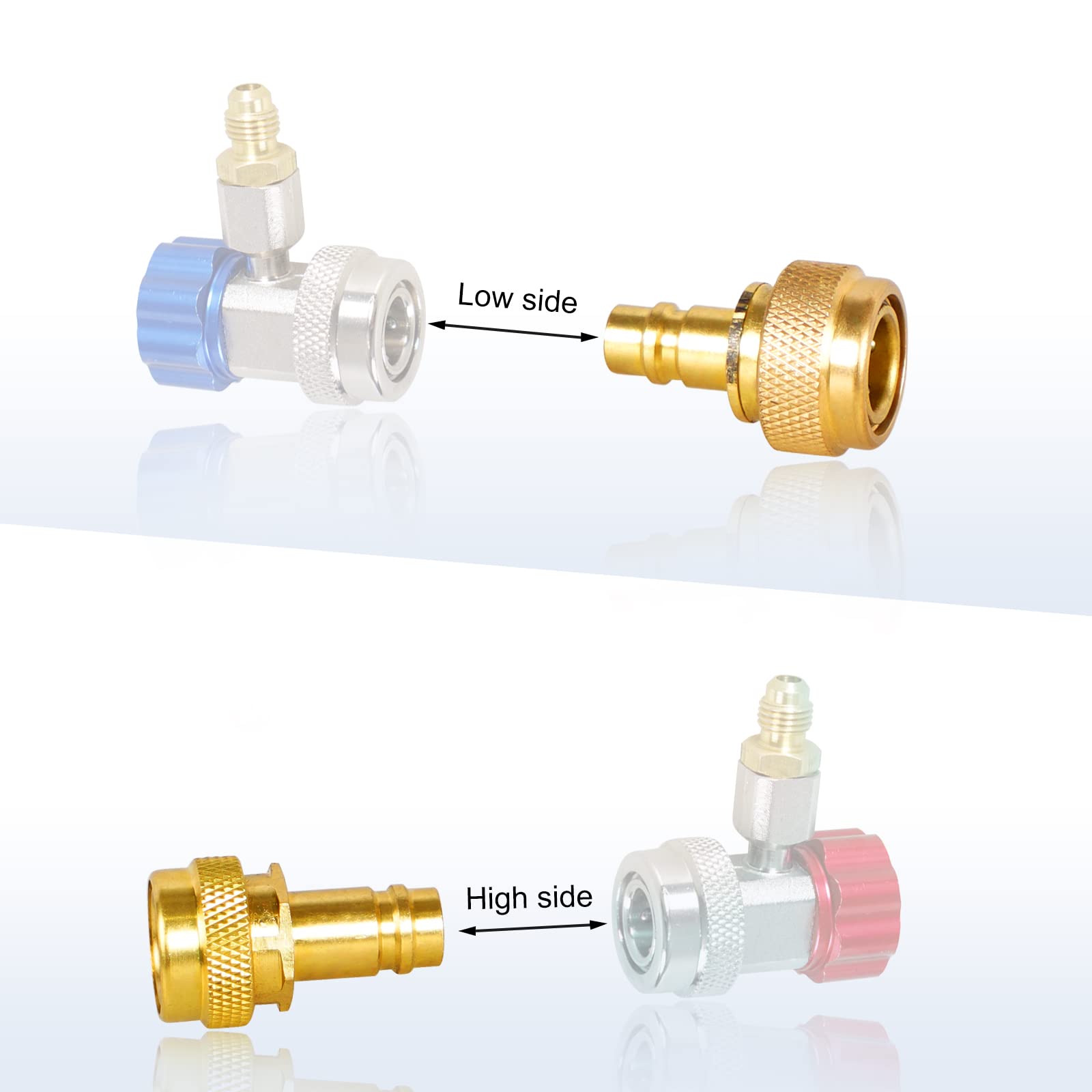 Snapklik.com : GSTP R134A To R1234YF Quick Couplers Kit R1234yf To ...