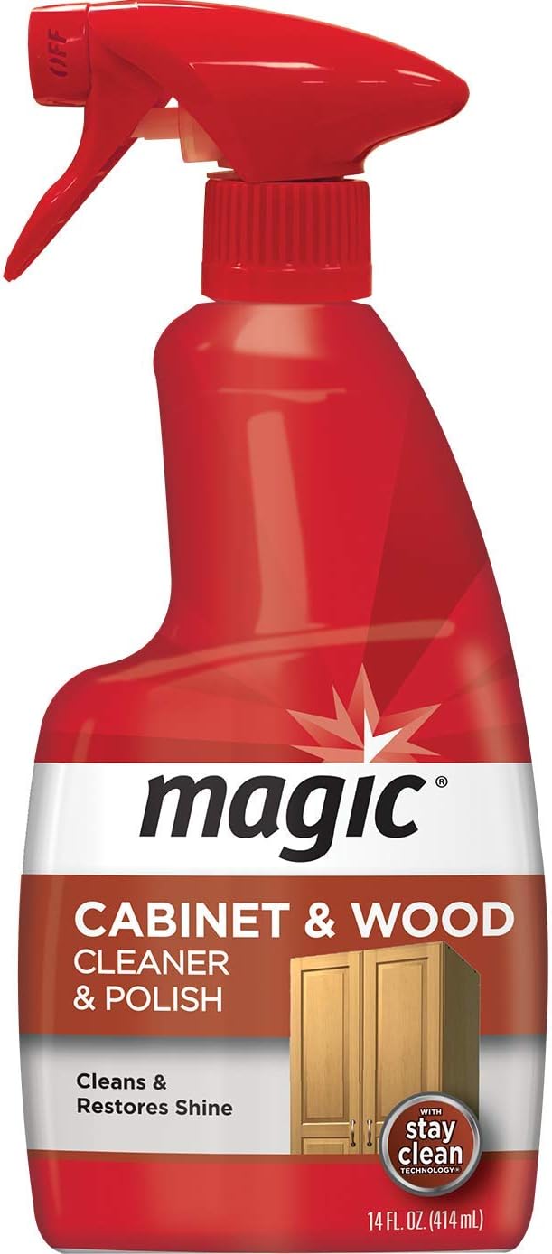 Amazon.com: Magic Wood Cleaner and Polish - 14 Fluid Ounce - Furniture ...