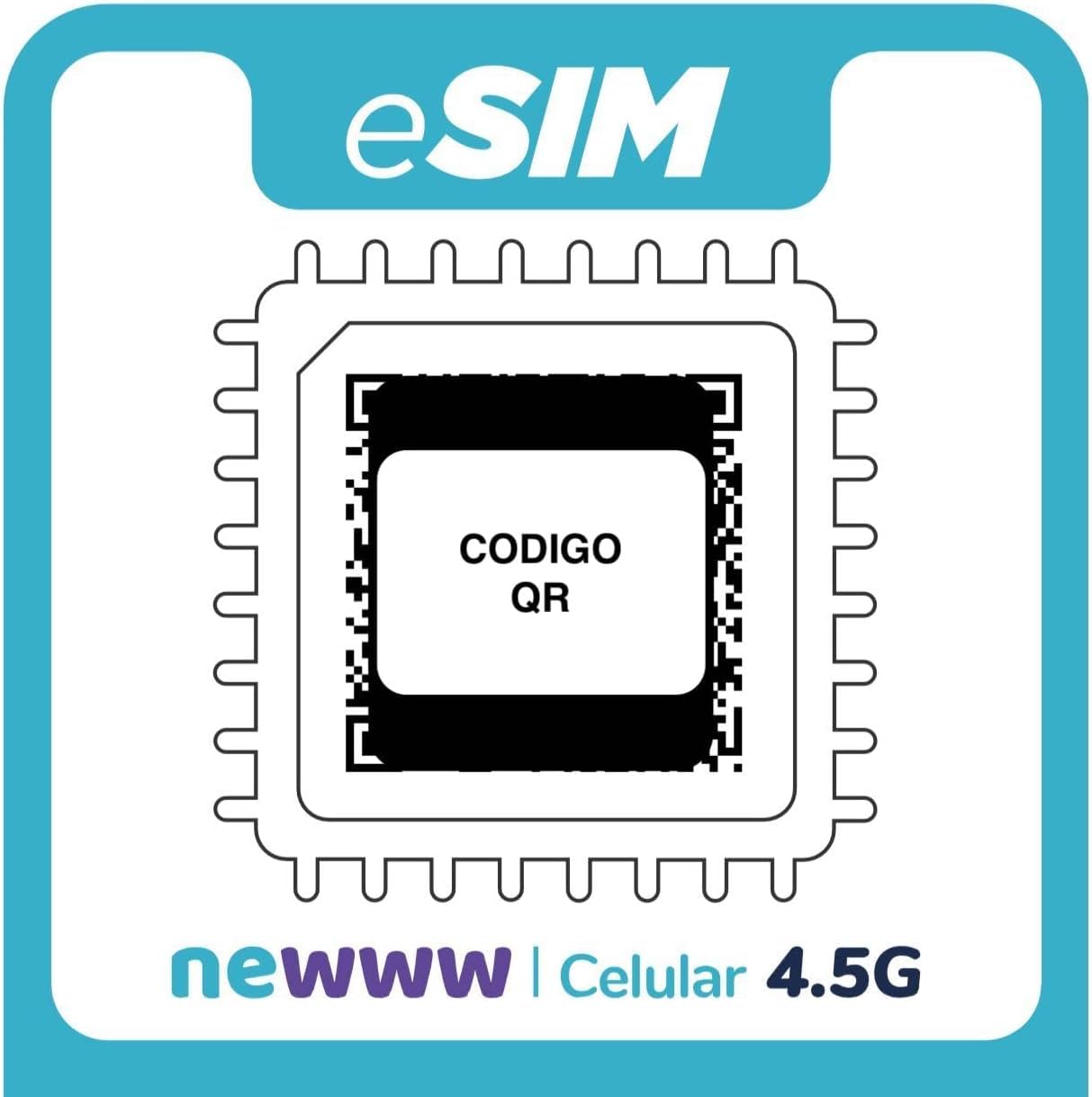 Newww eSIM Virtual 30 días con 15 Gigas + Redes ilimitadas Cobertura ...