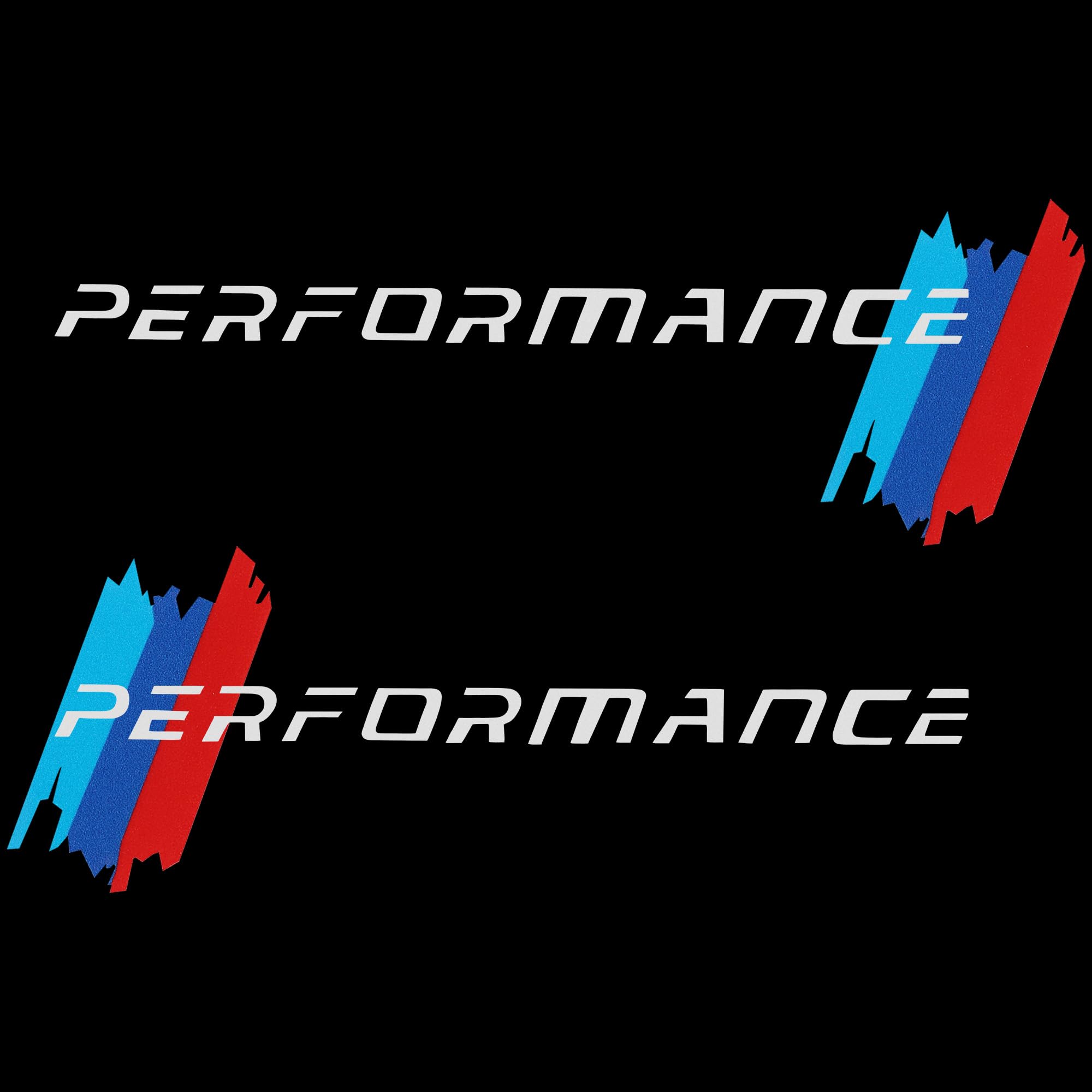 Amazon.com - TOMALL 2Pcs 3-Colored Stripe Performance Vinyl Reflective ...