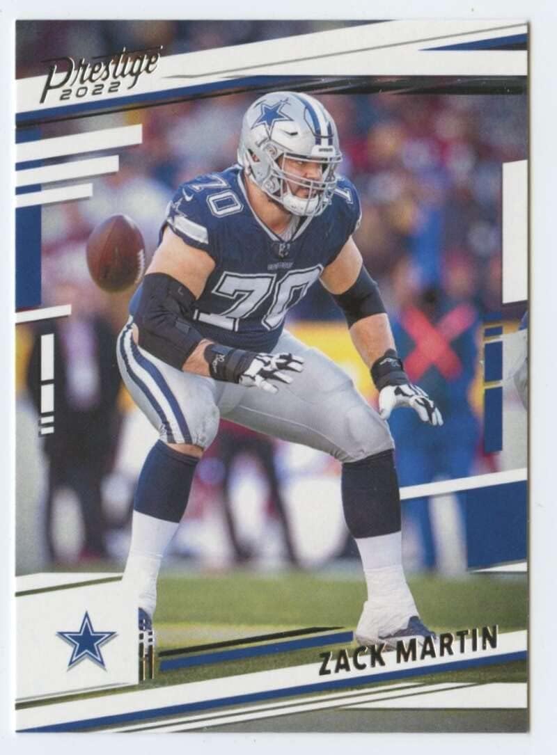 Amazon.com: 2022 Prestige NFL #81 Zack Martin Dallas Cowboys Official ...