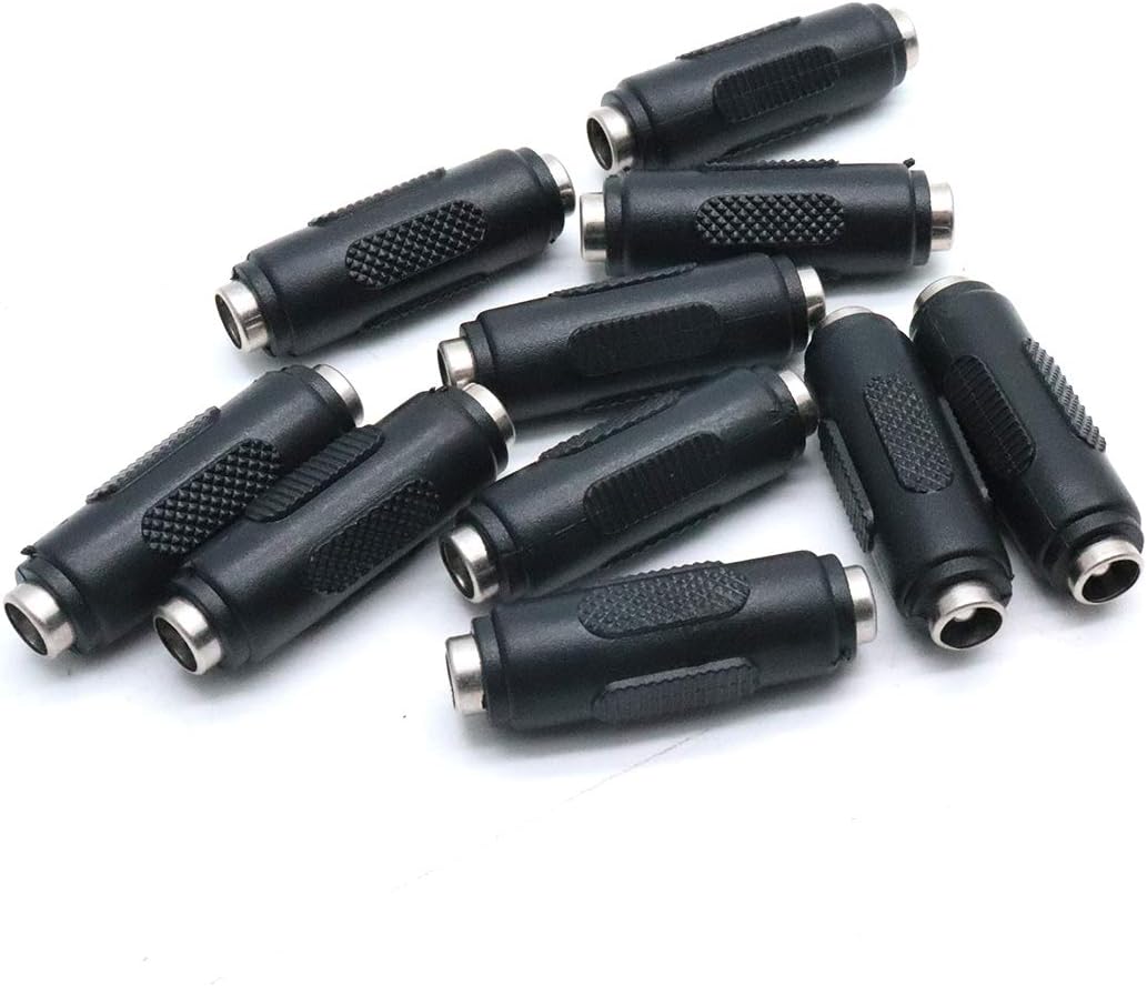 Amazon.com: Hxchen 10Pcs DC Female to Female Power Jack Connector ...
