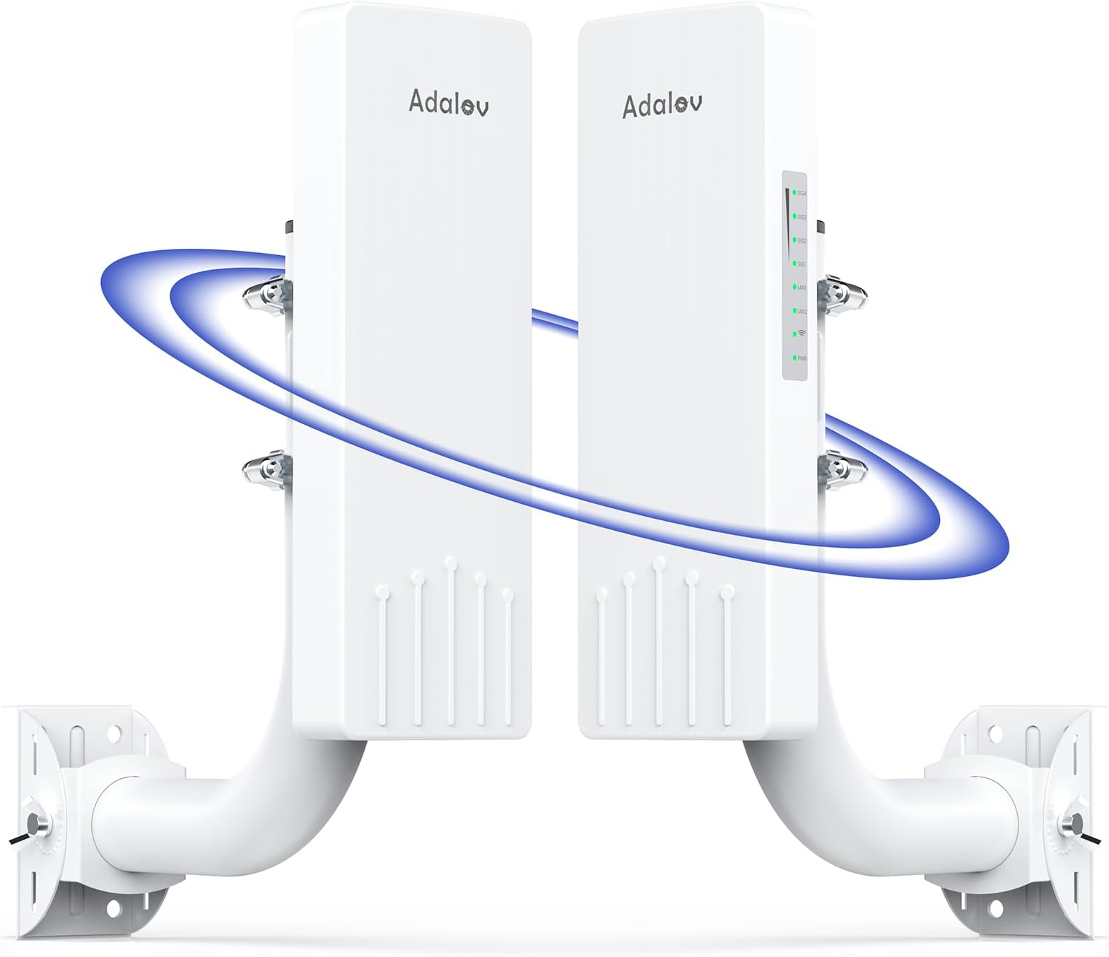 Adalov CPE660 Pont sans Fil Extérieur 5.8G avec 2 Supports de Fixation ...