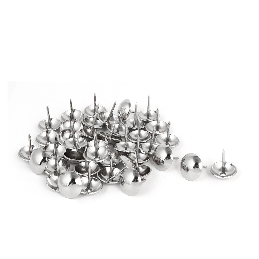 Amazon.com: uxcell 19mm Dia Stainless Steel Thumbtack Upholstery ...