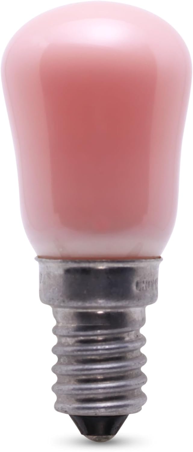 10 x Coloured Pink Pygmy Light Bulbs Sign Lamp Small Edison Screw E14 ...