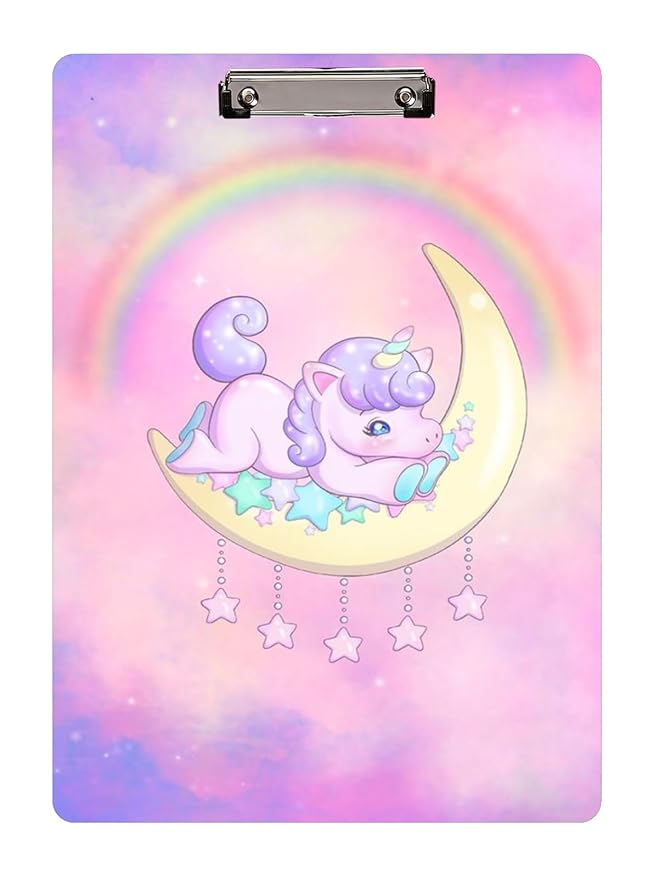 Paper Pixel Exam Pad Unicorn Rainbow Clouds and Stars Sky 3D for Girls ...