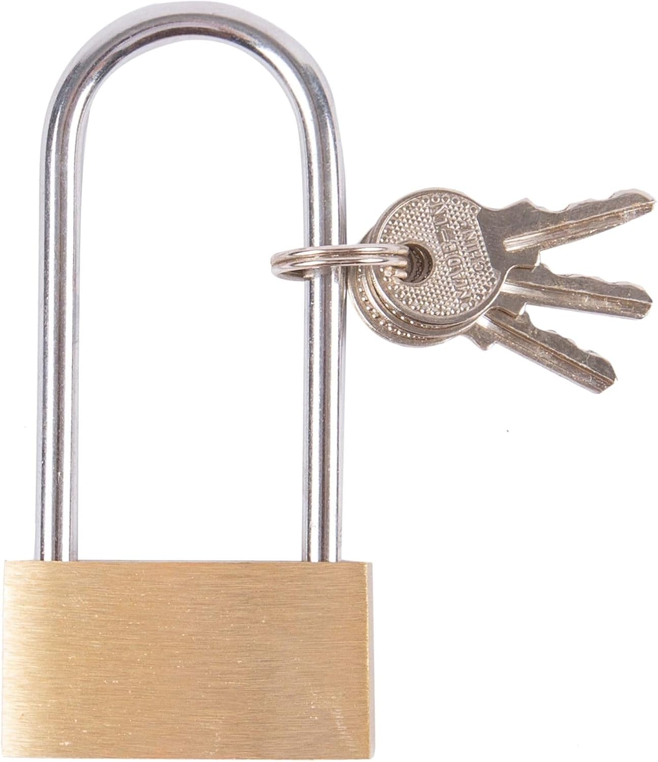 Blackspur BB-PD103 Long Shackle Brass Padlock - Amazon.com