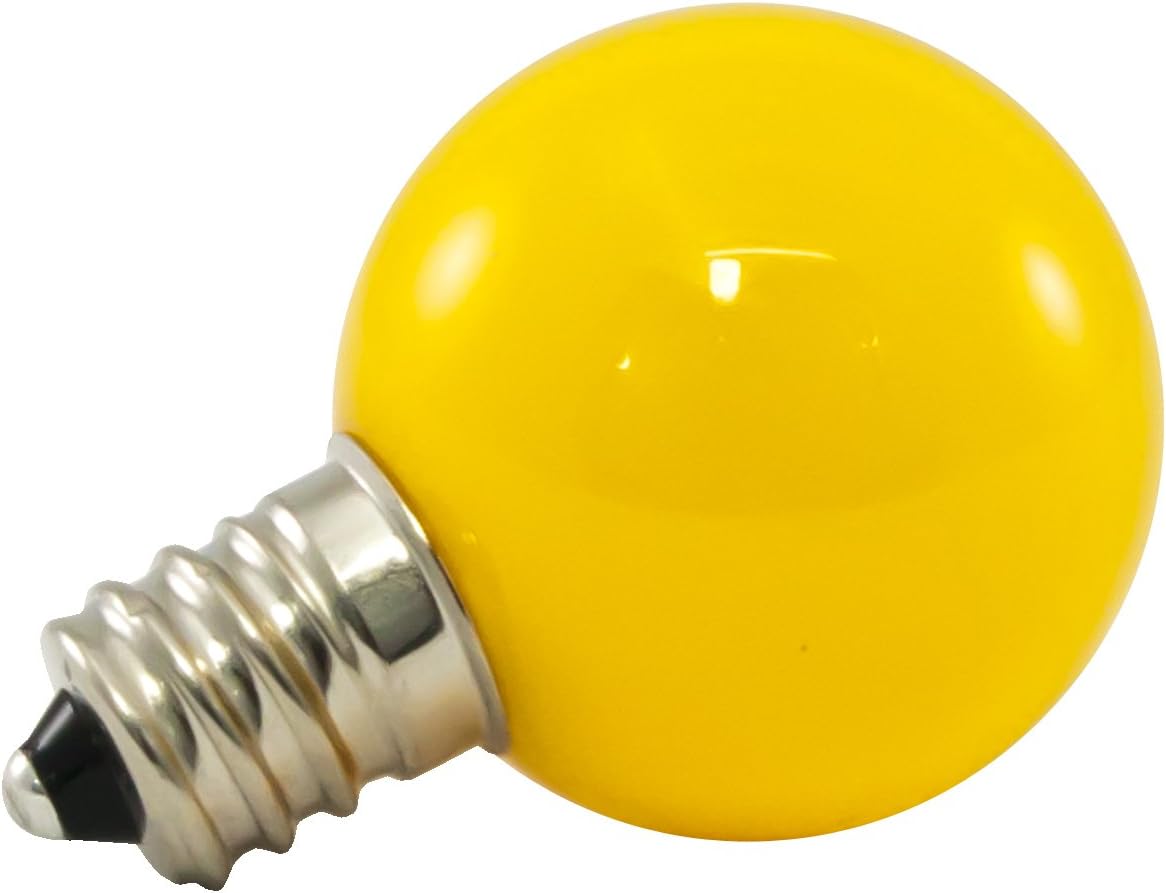 American Lighting Dimmable LED G30 Opaque Globe Light Bulbs, E12 ...