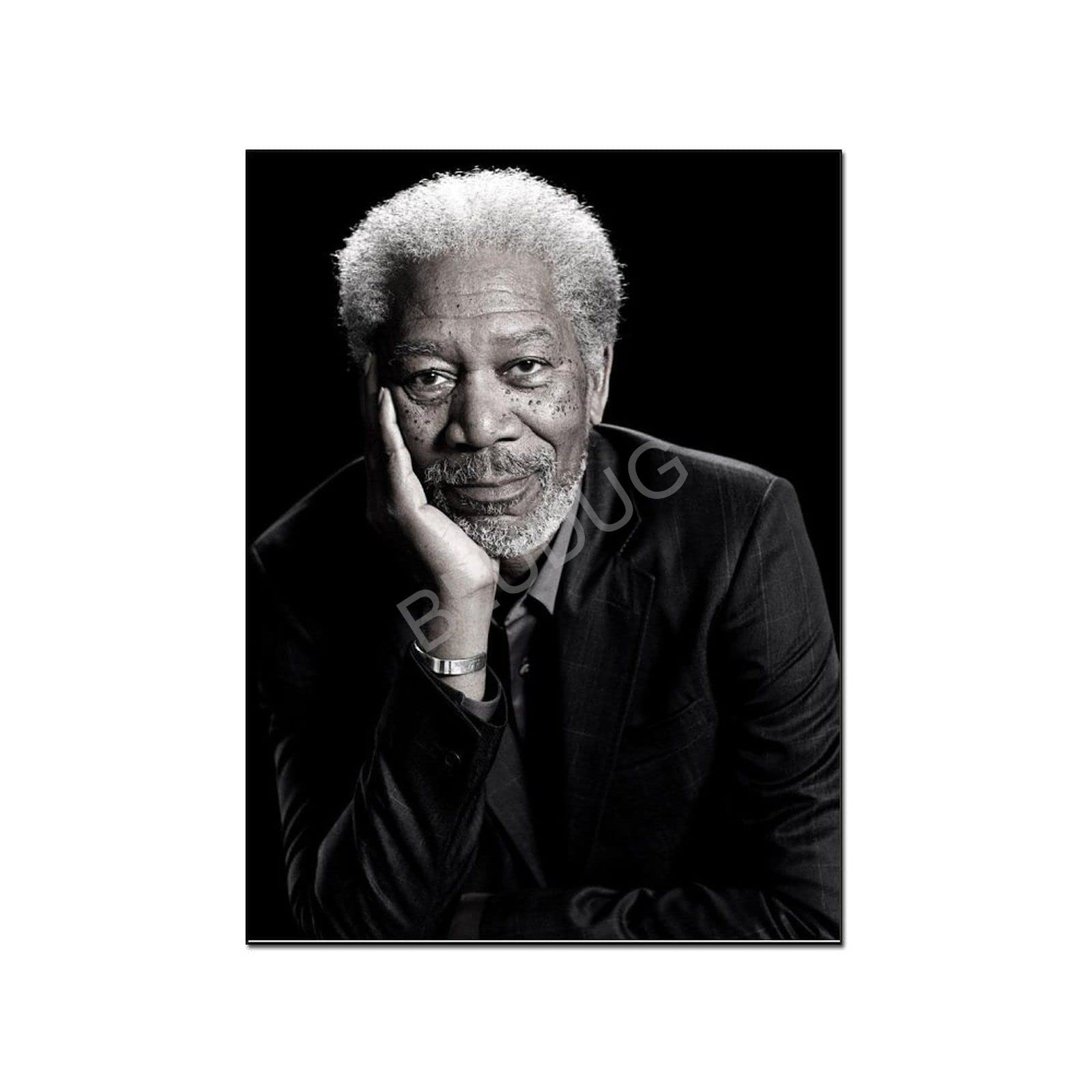 Morgan Freeman Black And White Morgan Freeman" Poster By Yasinneshop1