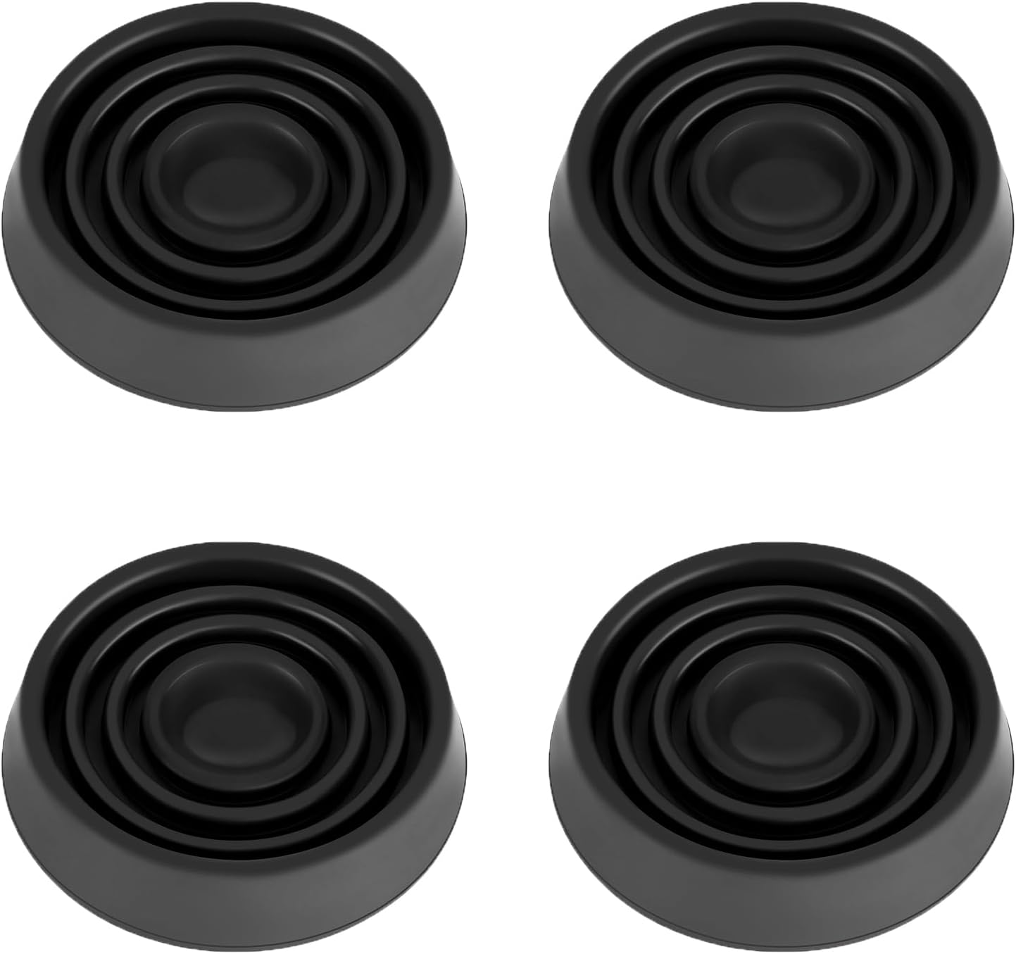Shepherd Hardware 9074 1-5/8-Inch Square Rubber Furniture Cups, 4-Pack ...