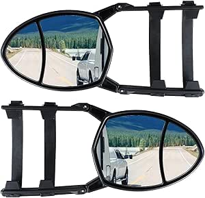 Amazon.com: Piclafe Clamp On Tow Mirrors, Mirror Extenders For Towing ...