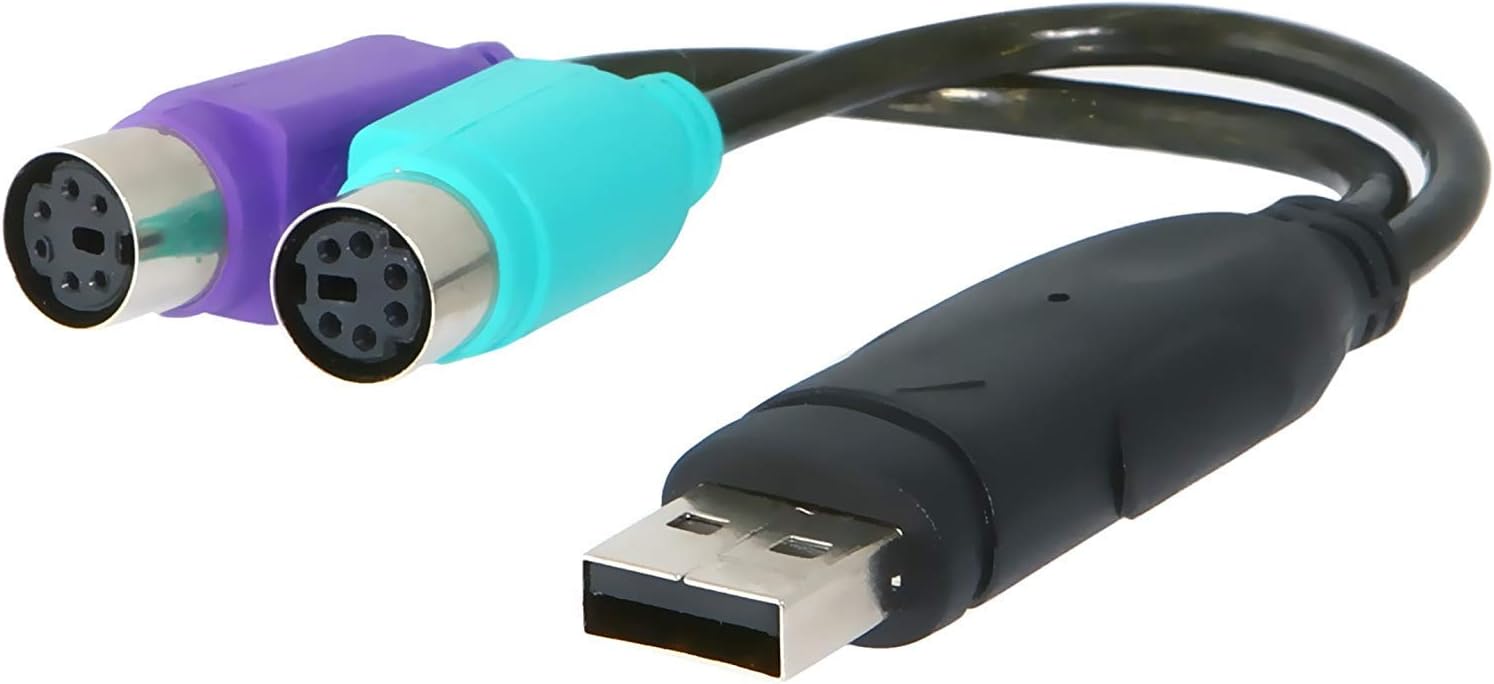 SABRENT USB to Dual PS/2 Cable (SBT-PS2U): Amazon.co.uk: Computers ...