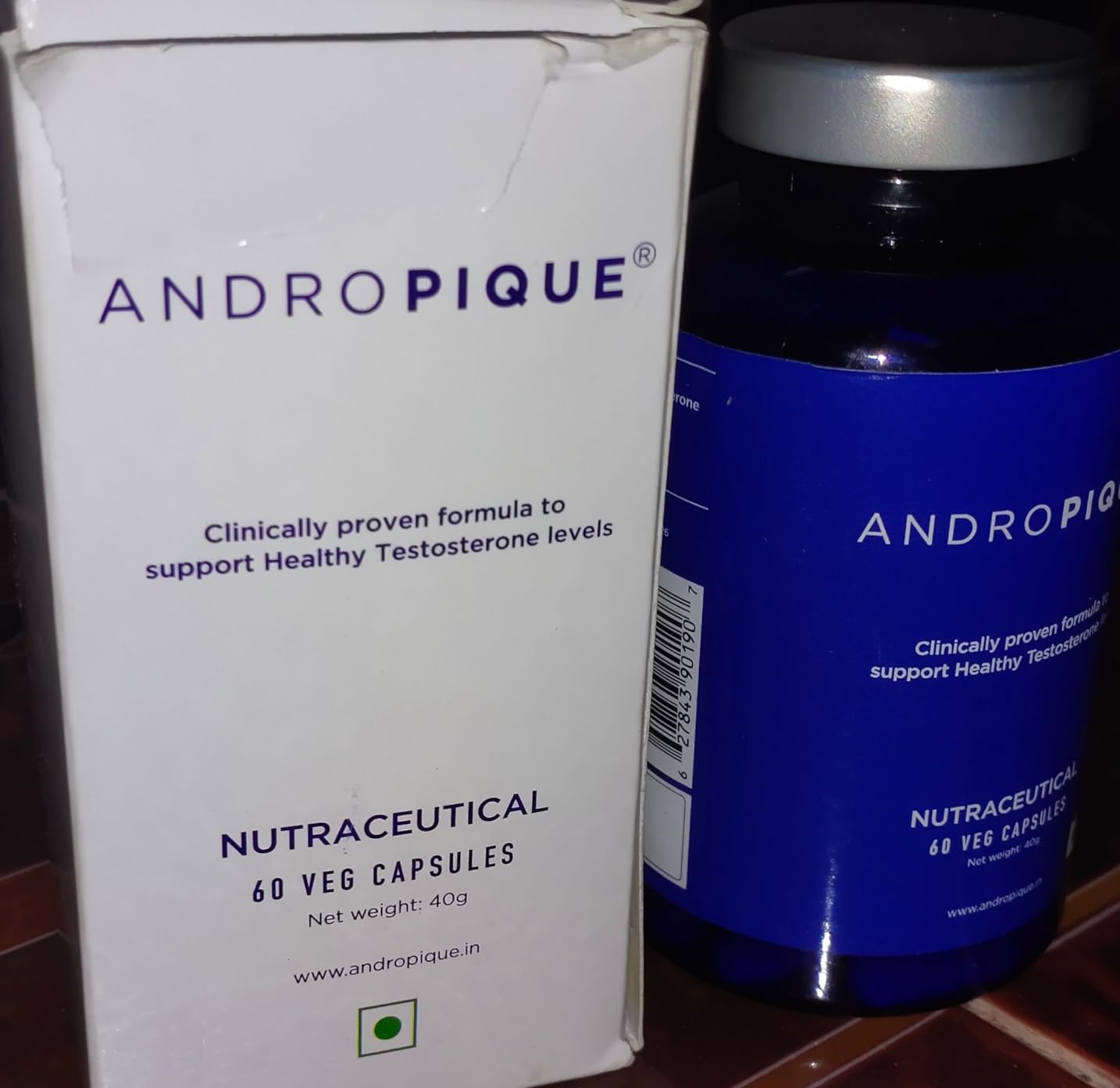 ANDROPIQUE – (60 Capsules) Natural Testosterone Supplement for Men ...