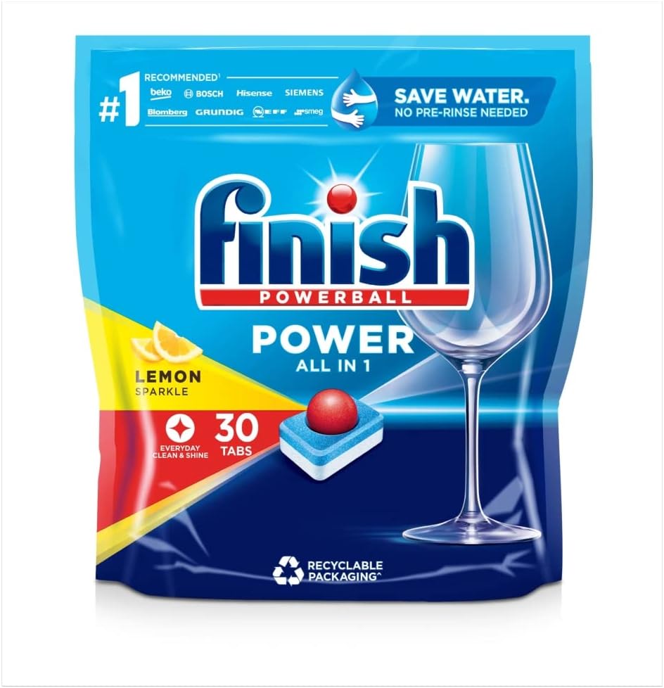 Finish Lemon All In One, Pack of 30 : Amazon.co.uk: Grocery