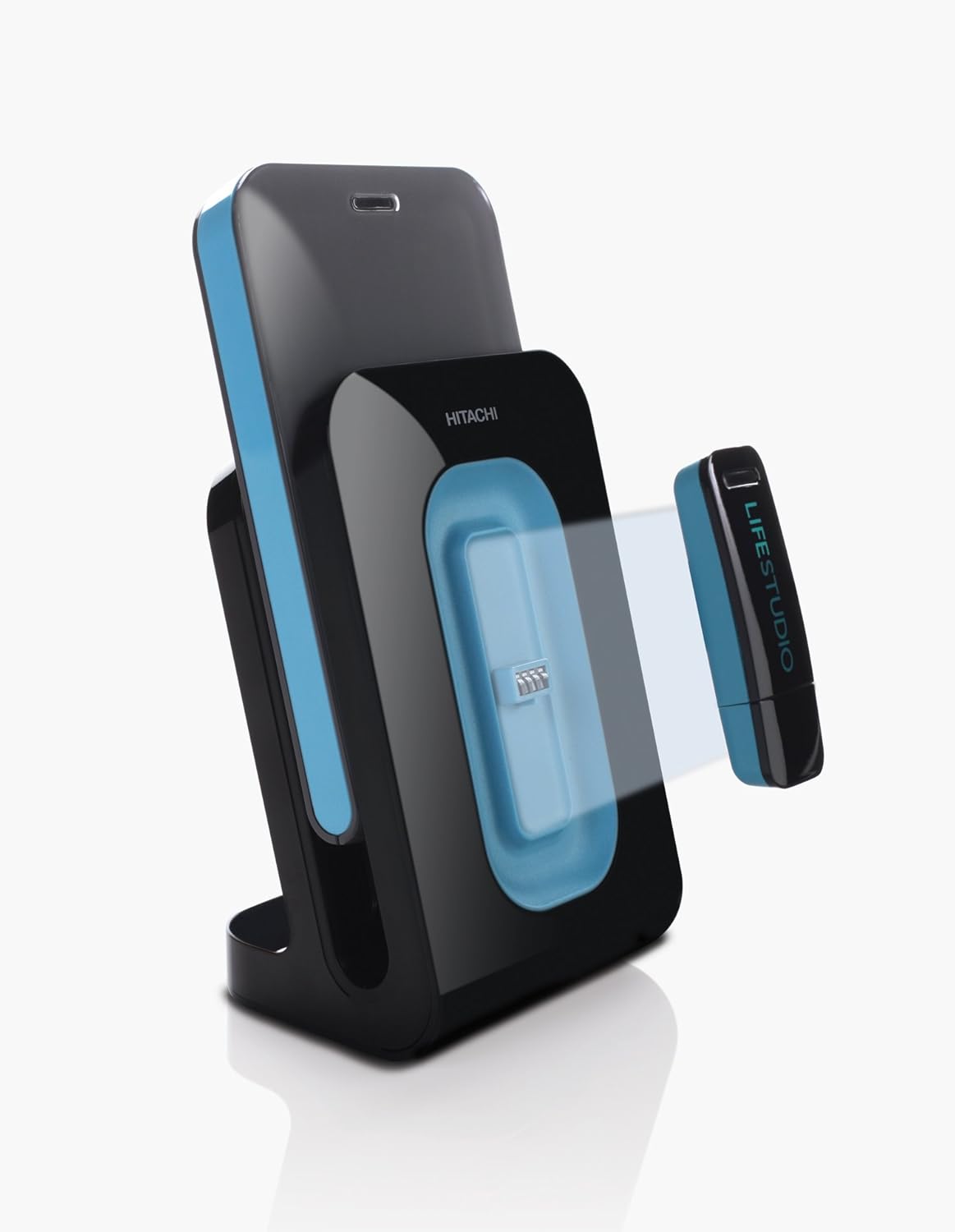 Hitachi Lifestudio 320GB Mobile Plus USB Hard Drive with Dock Station ...