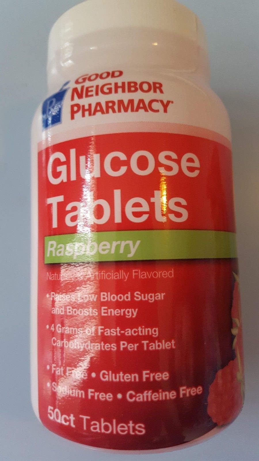 Amazon.com: GNP Glucose Tablets 50 ct Raspberry Flavor : Health & Household